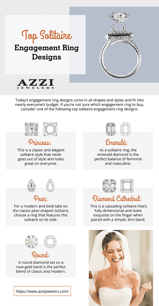 Top Solitaire Engagement Ring Designs – AZZI Jewelers